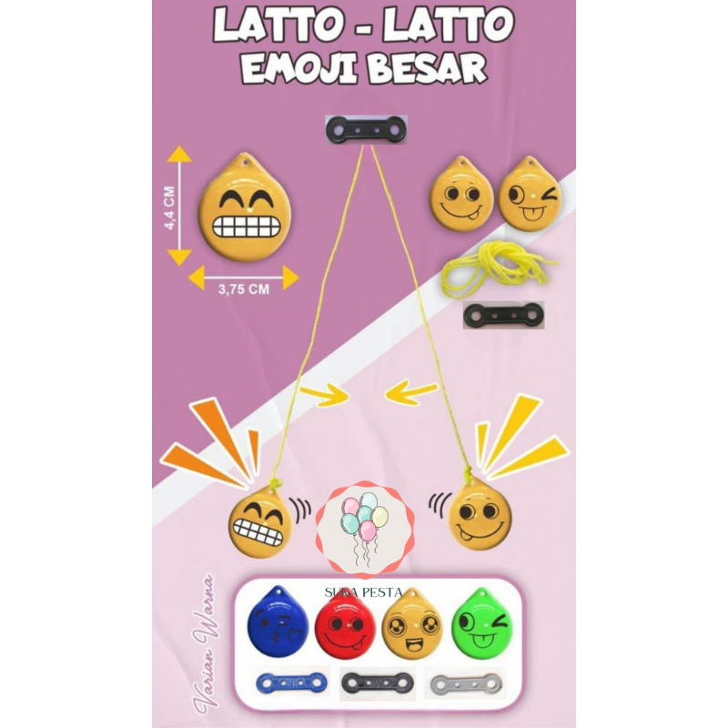 Large SIZE VIRAL LATO LATO TOY / TEK TEK BALL / ETEK ETEK / LATTO ...
