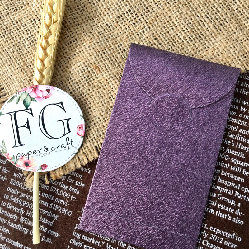 Royal Classy 5pcs Fiber Money Envelopes, 7x12cm by fgpaper | Shopee ...