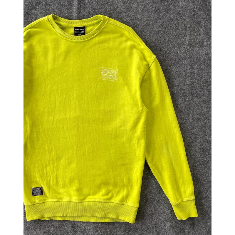 Crewneck GROOVEE RHYME SECOND BRANDED ORIGINAL | Shopee Philippines