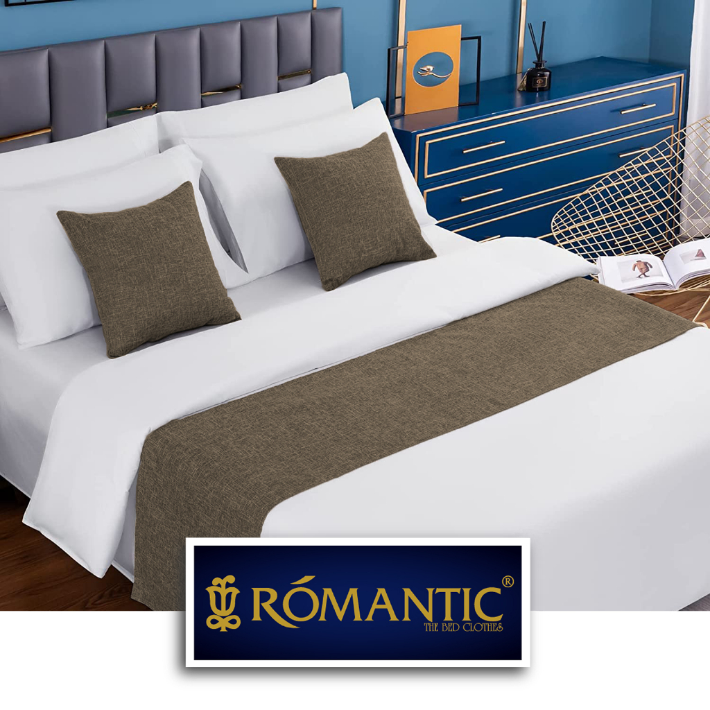 Bed Runner/Walnut Mattress Shawl by ROMANTIC standard Minimalist Hotel ...