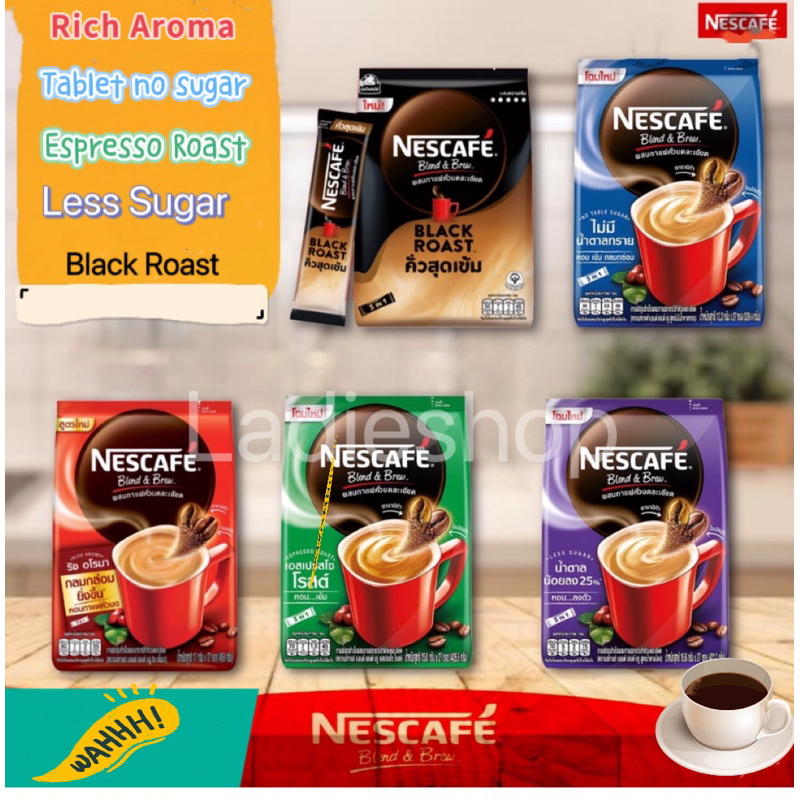 NESCAFE Thailand Coffee Blend and Brew Sachet (Retail) | Shopee Philippines