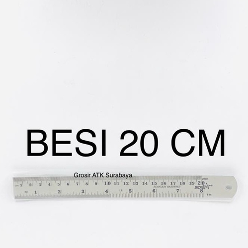 20 CM IRON RULER / 20 CM Stainless Steel IRON Line | Shopee Philippines