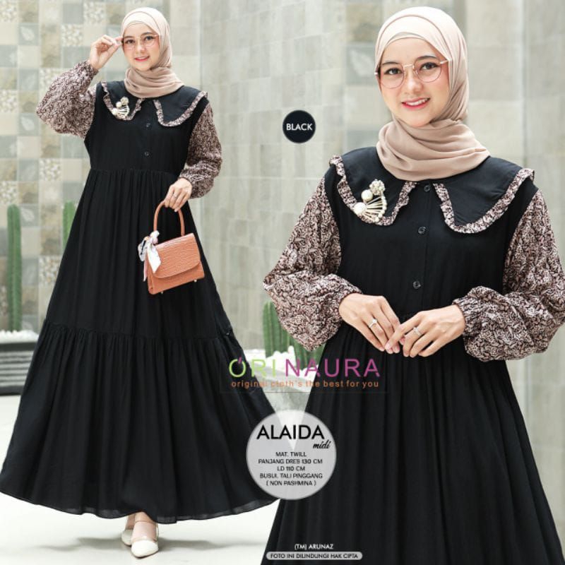 Alaida Midi Original Naura | Shopee Philippines