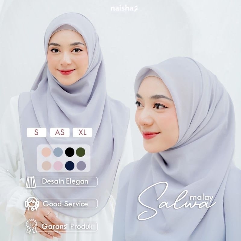 Khimar Salwa Malay By Hijab Malay Facet Empar Curve Modern Malay