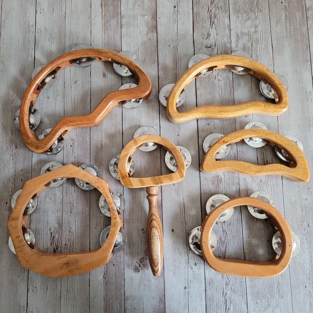 KAYU Tambourine Musical Instruments For Children's Toys Tambourine ...