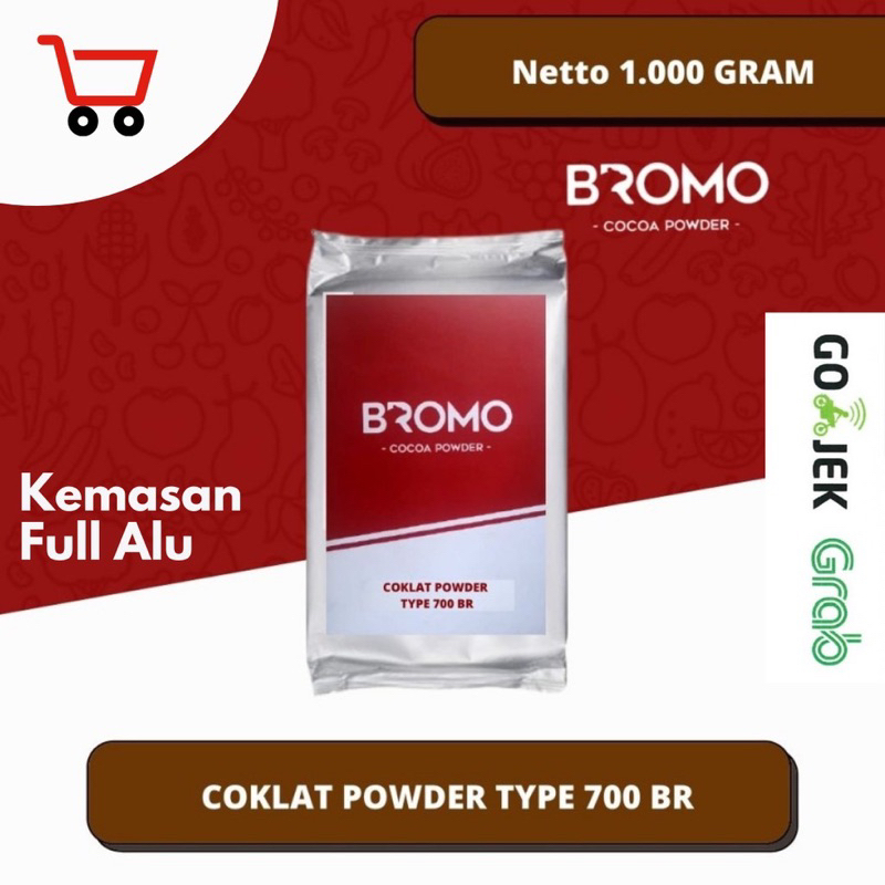 Bromo Cocoa Powder BR 700| Dark Chocolate 100% Original Cocoa | Shopee ...
