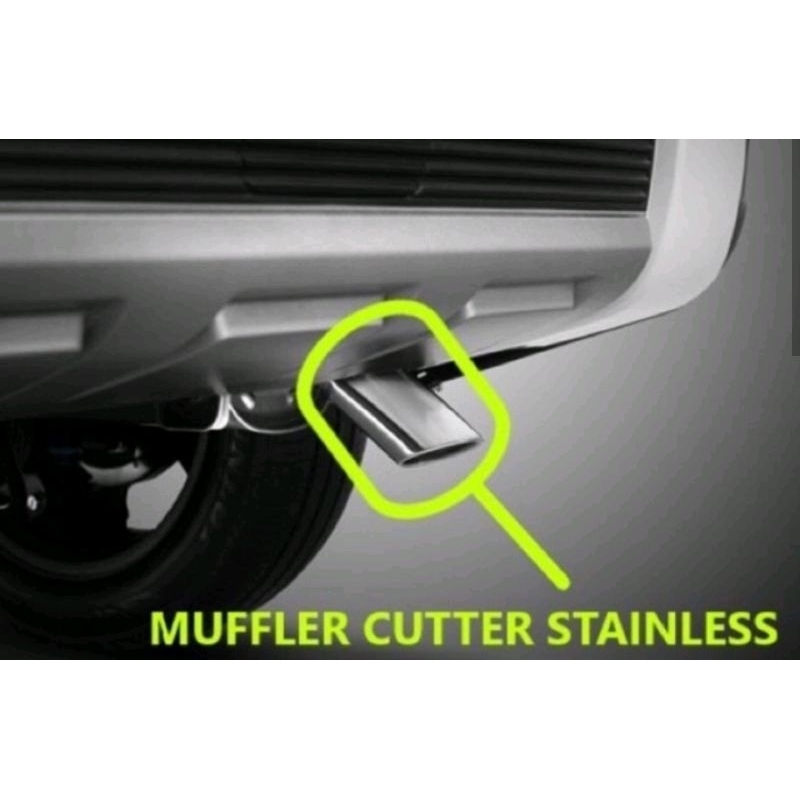 Muffler Cutter/100% Original Xpander Exhaust Cap Mitsubishi MZ336025 ...