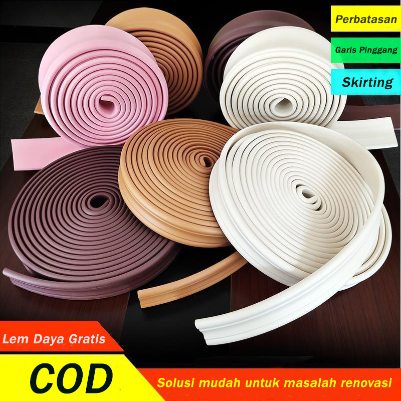 6cmx5m Wainscoting Wall Skirting DIY Frame Frame Foam Border Line Wall ...