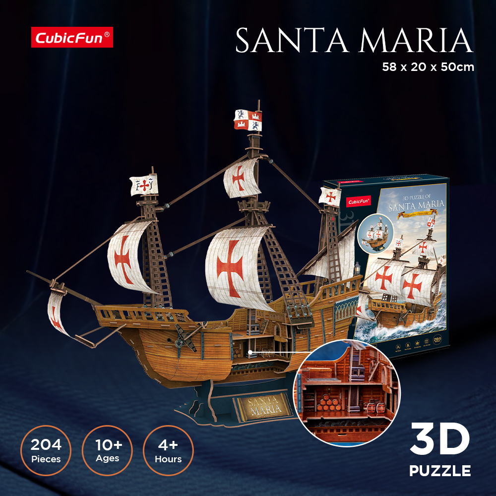 Cubicfun Santa Maria - 3D Puzzle | Shopee Philippines