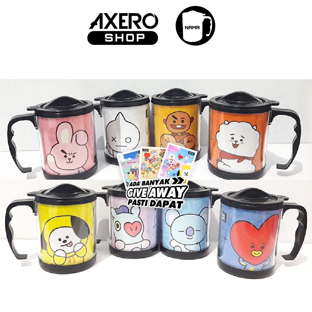 Tumbler MUG BT21/BABY BT21/Cup MUG Glass BT21 - BABY BT21/Merchandise ...