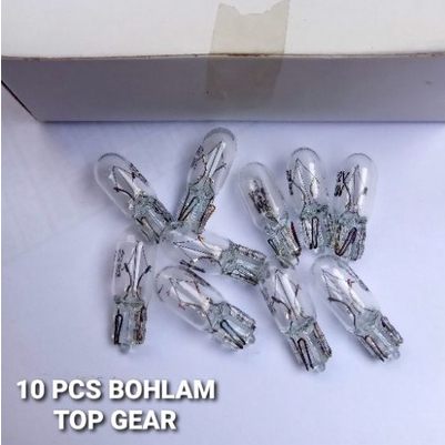 Top GEAR GIR LIGHT BULB KM KILOMETER SPIDOSPEDDOMETER (MOKI) T6.5 12V 2WATT [10 PCS] | Shopee ...