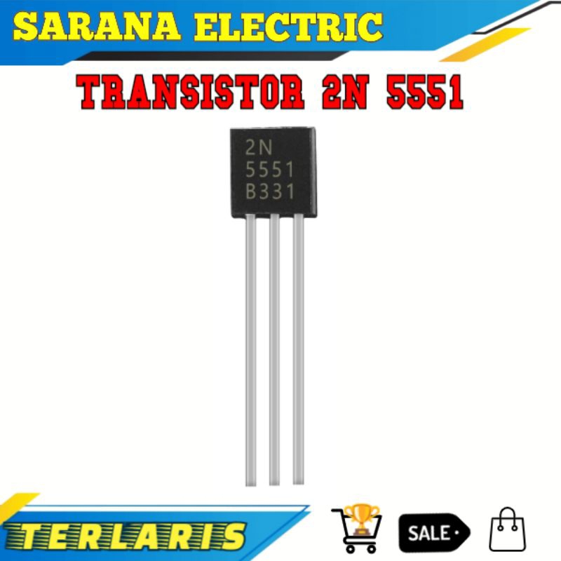 TRANSISTOR 2N5551 / 2N 5551 TRIODA AMFLIFIER 2N5551 | Shopee Philippines