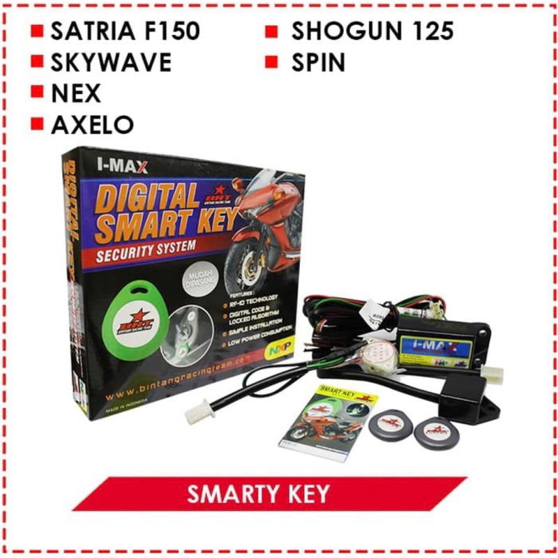 Smartkey MOTORCYCLE ALARM BRT SUZUKI SERIES | Shopee Philippines
