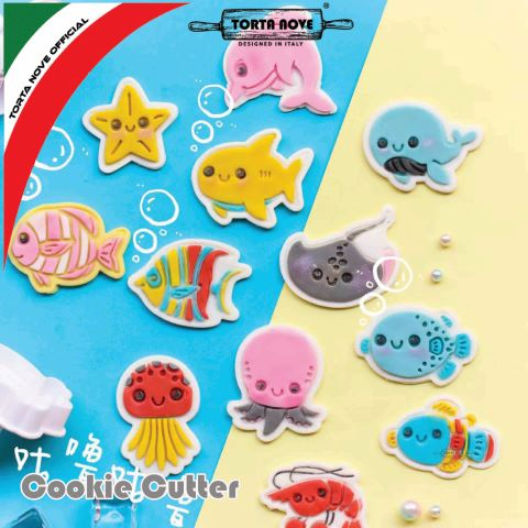 Cookie Cutter Plunger cake SET 4 PCS/ Biscuit Cookie mold/ Fondant ...
