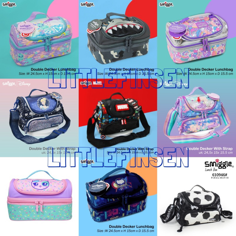 Smiggle/double decker lunch bag smiggle/smiggle lunch bag/smiggle ...