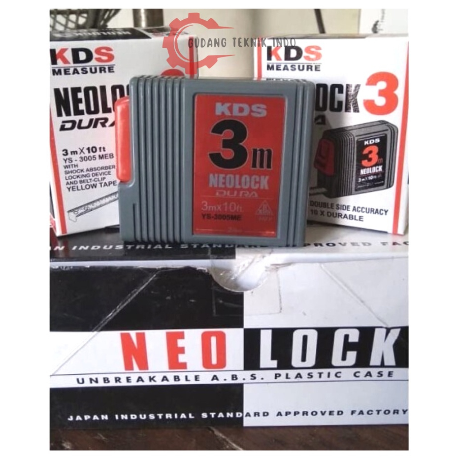 3 Meter KDS NEOLOCK DURA Builder's Meter / 3M Roll Meter | Shopee ...