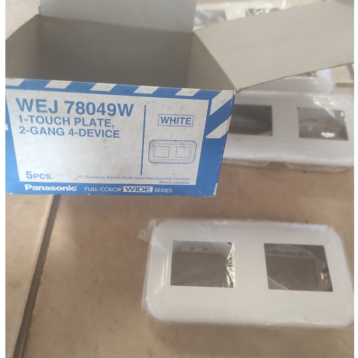 Panasonic - WEJ 78049W 2 gang 4 device switch Frame | Shopee Philippines