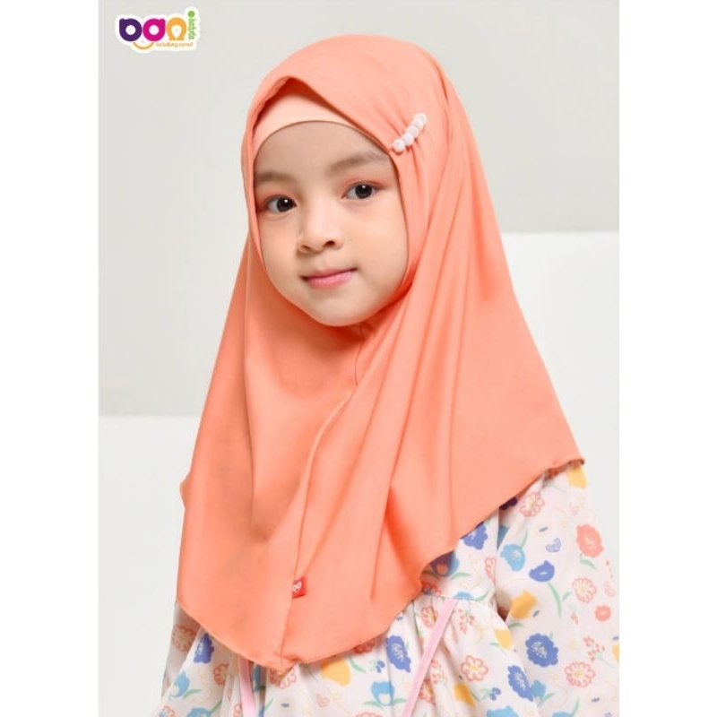 Ori RABBABI BANI BATUTA KRUKID FERAYA cute kids hijab | Shopee Philippines