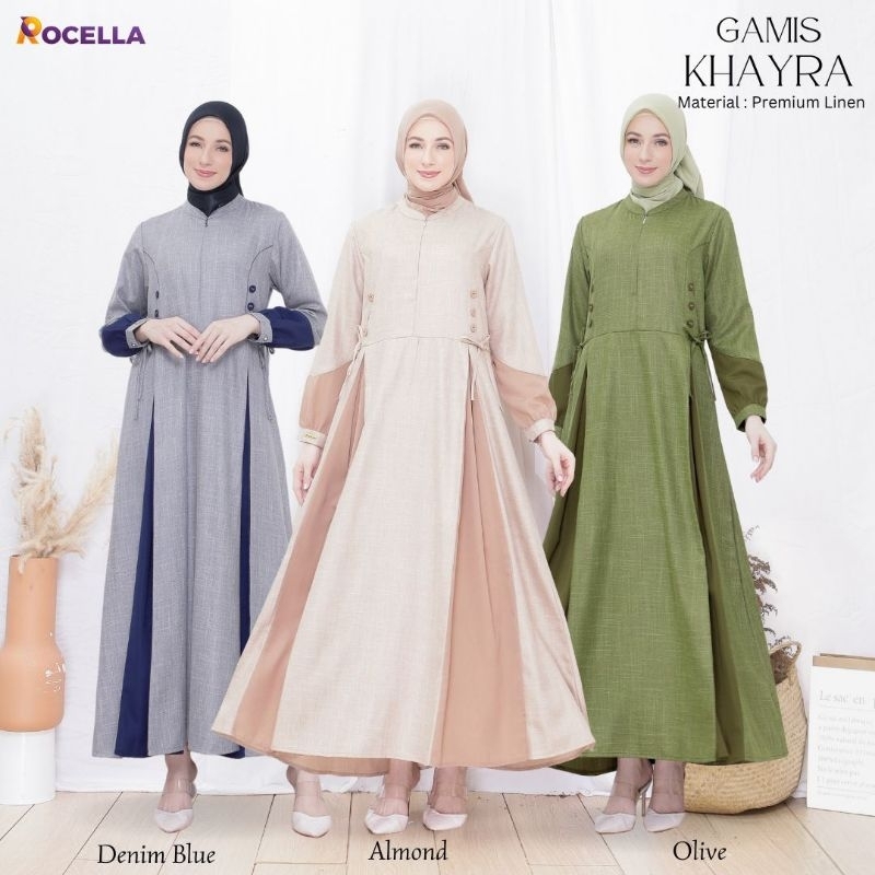 Couple Clothes Set GAMIS and Baju Koko Muslimah Family/GAMIS SYAR'I ...