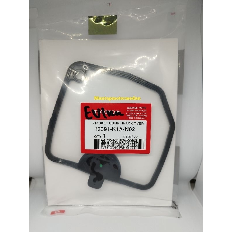 12391-K1A-N02 Rubber Seal Gasket Cylinder Head Deksel Cover Genio Beat LED K1A Scoopy eSP K2F ...