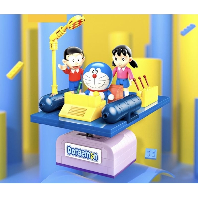 Bricks Toy Doraemon Time Machine Keeppley Toy Set Building Blocks Movie ...