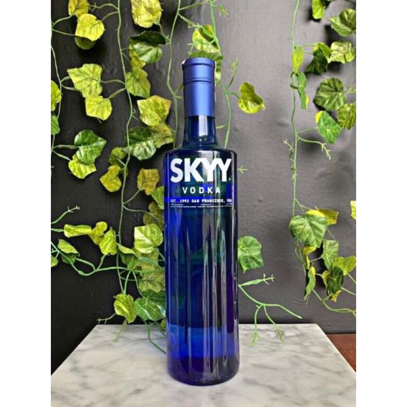 Used MIRAS SKY VODKA Bottles Original Blue Bottles | Shopee Philippines