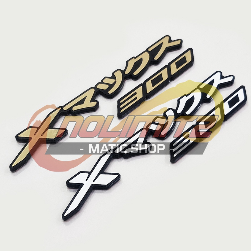 Logo Emblem Sticker 3D Acrylic Embossed XMAX 300 Japan | Shopee Philippines