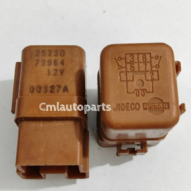 RELAY FAN NISSAN 25230-79963 XTRAIL SERENA JUKE JIDECO 6 LEGS 12VOLT ...