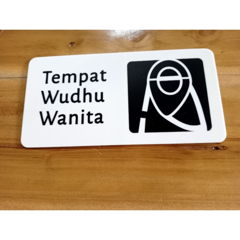Acrylic cutting women's ablution place manual board | Shopee Philippines