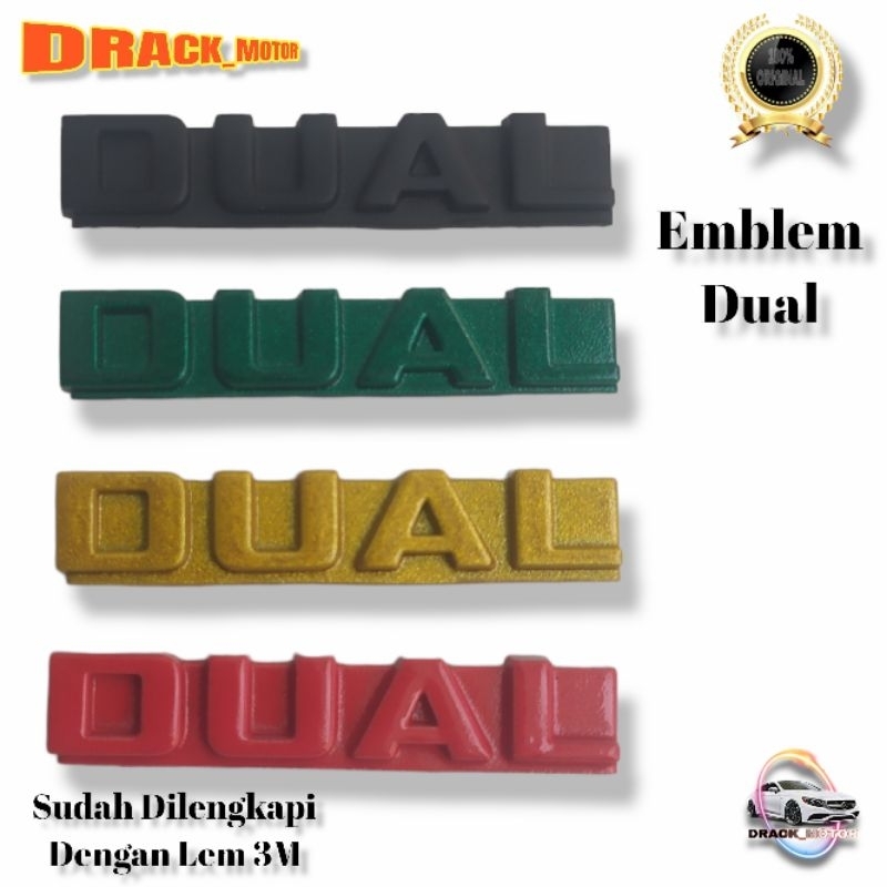 Original COLORED VARIETY OF DUAL WRITING EMBLEMS | Shopee Philippines