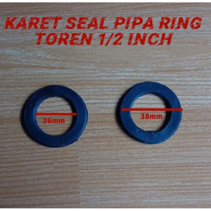 1/2 inch PVC Pipe Seal Rubber Ring. Water Tank Seal tower nut Ring ...