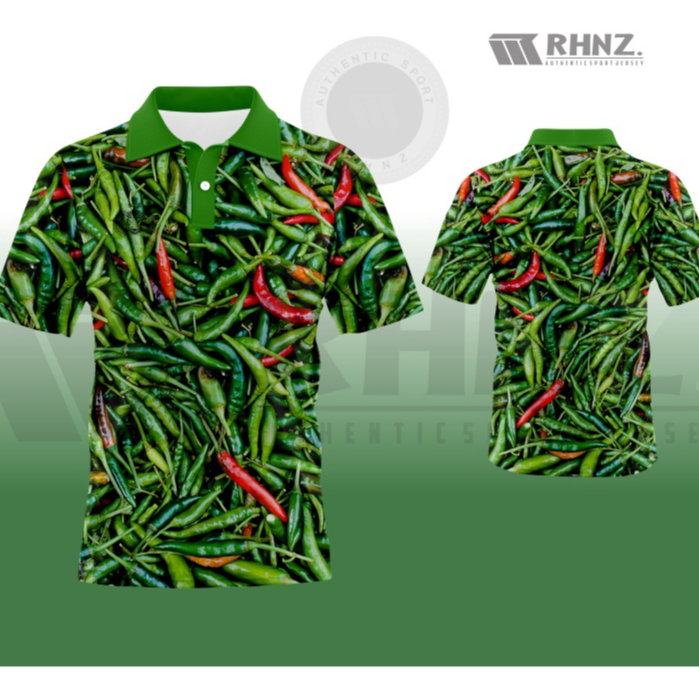MERAH Latest IJO CABE PRINTING JERSEY/ VEGETABLE CABE BATH/ IJO SHORT ...