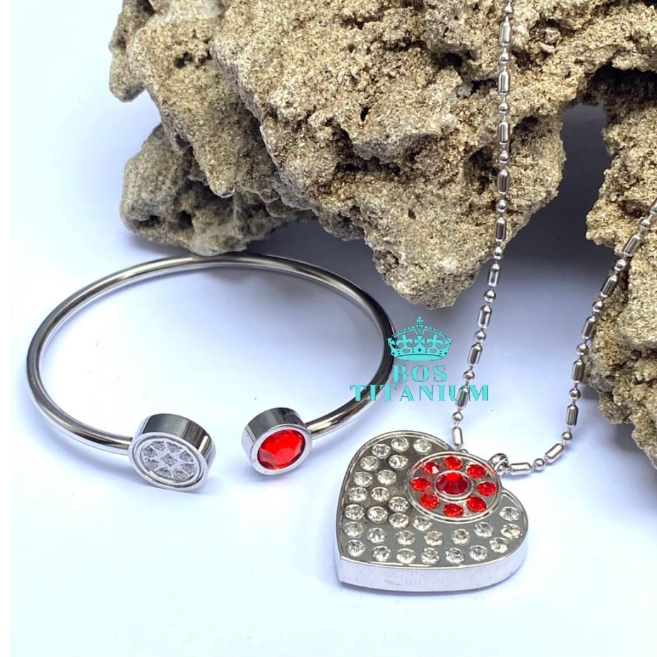 1 SET Quantum Pendant Gem Bio Energy Health Necklace - Bracelet ...