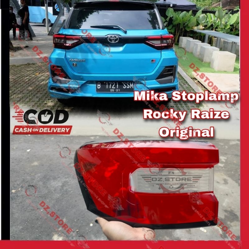 Mika Glass Stoplamp Luggage Rocky Raize Original Glass Mica Taillight ...