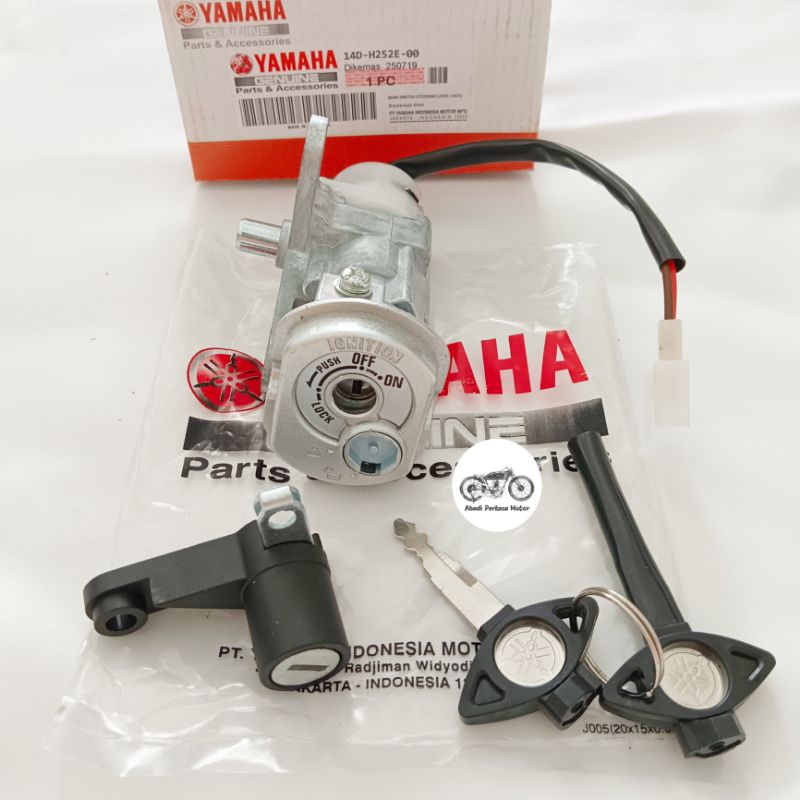 Ignition key set / key set + seat lock for yamaha Mio Soul, Fino ...