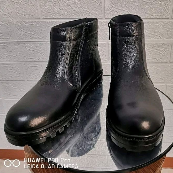 King Ramses 806 Men's Leather Safety Shoes (Own Production) | Shopee ...