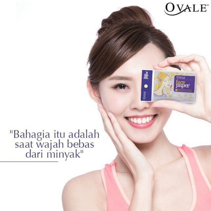 Oval face Paper Ovale face pepper facial oil Paper contains 100 sheets ...