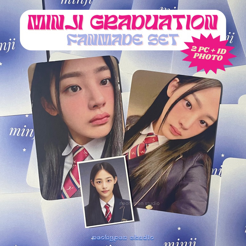 New JEANS GRADUATION/HANLIM UNIFORM PHOTOCARD+ID PHOTO SET FANMADE PC ...