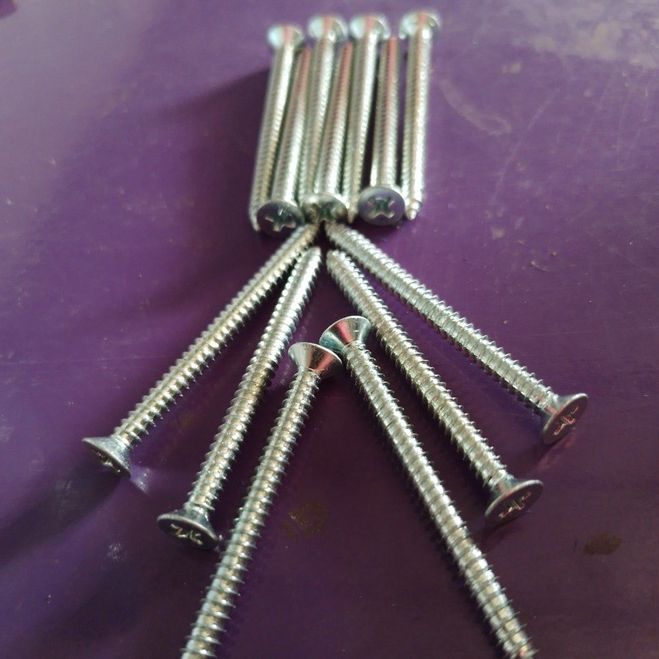 TJF tapping 10x1 1/2 / tapping trepes / flat head / (per 10pcs ...