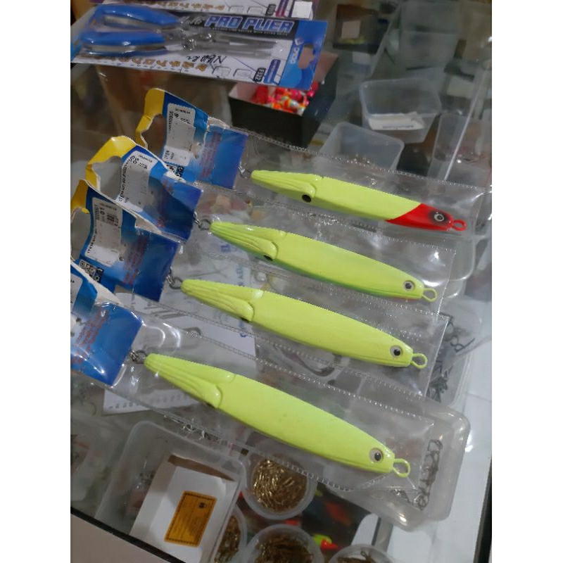 MJ Metal Jig Fishing Bait 200 gram GiD Lominous ID0746 | Shopee Philippines