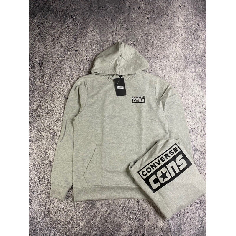 Hoodie Converse Cons Chuck Taylor Shoes Patch black ORIGINAL Official ...