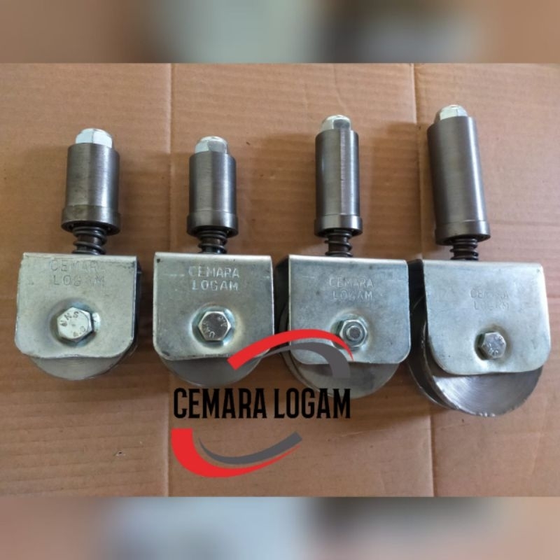 Sliding Wheel Rail Bend Turnstile Push Folding Door | Shopee Philippines