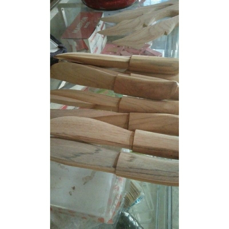 KAYU Teak Wood Dagger | Shopee Philippines