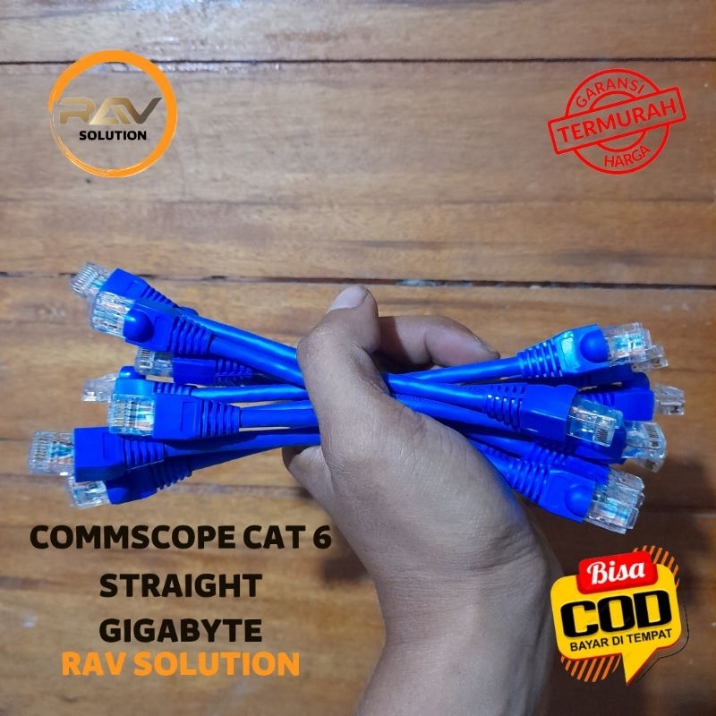 Cat 6 GIGABYTE COMMSCOPE BLUE SERVER LAN Cable | Shopee Philippines