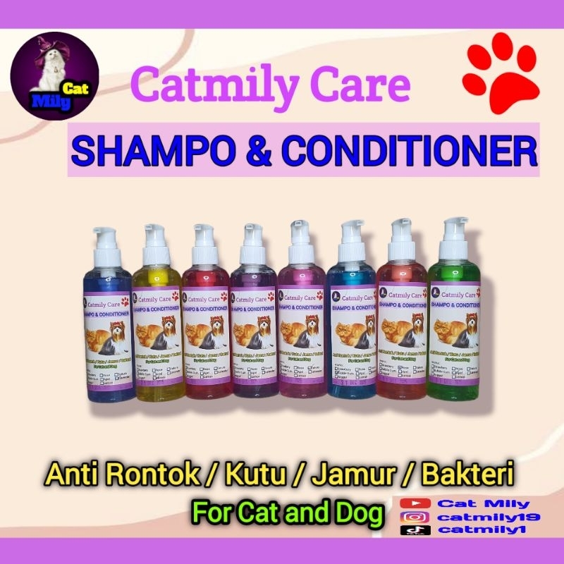 Anti-Fall/Lice/Fungal and Bacterial Shampoo & Conditioner For Cat & Dog ...
