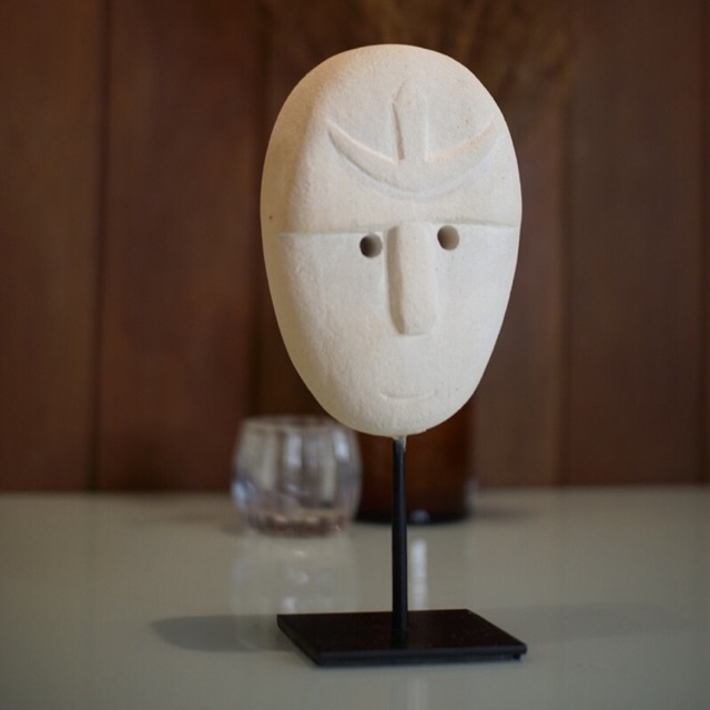 Leolle Primitive Art Stone Mask Decoration Ornament | Shopee Philippines
