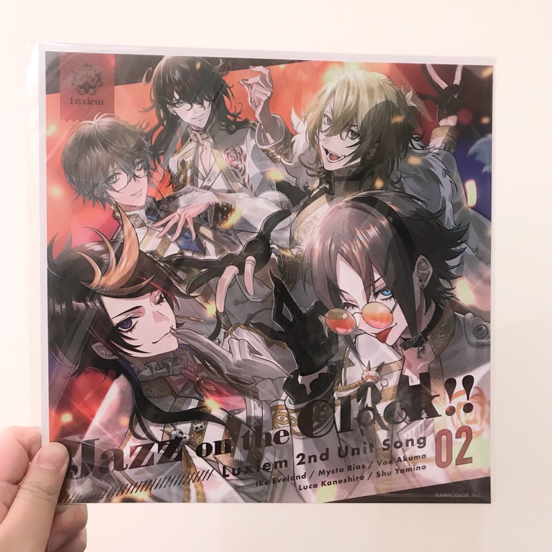 Mega Jacket Jazz!! On The Clock Luxiem Nijisanji EN Poster | Shopee ...