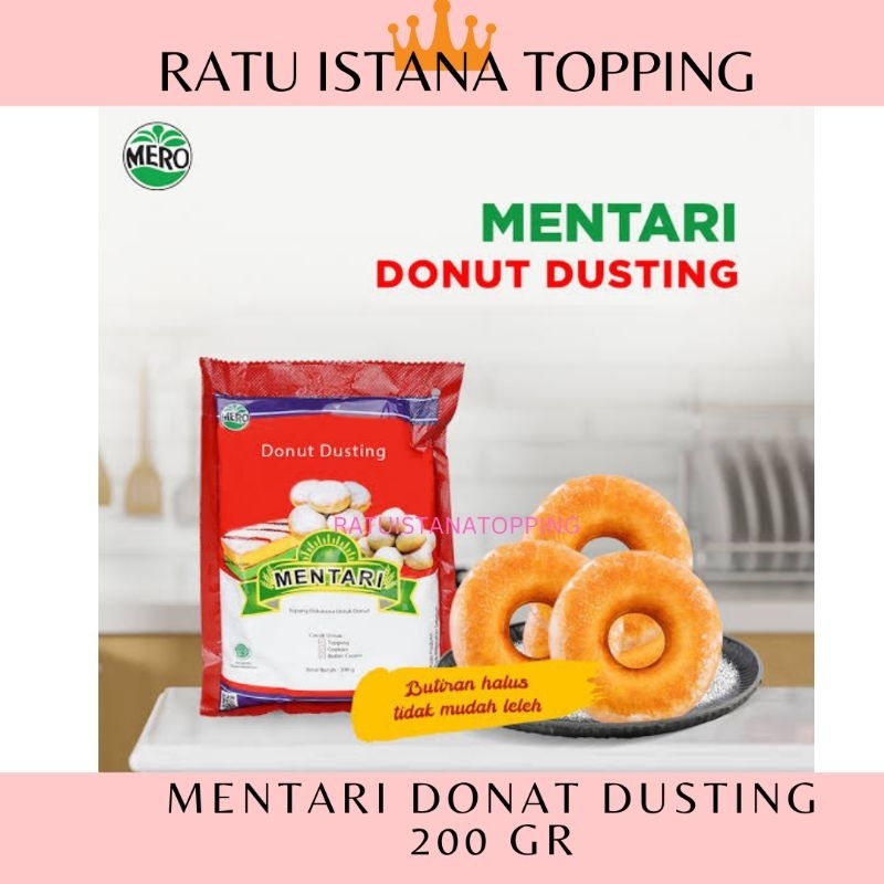 Mero MENTARI DONUT DUSTING 200 GR DONUT SUGAR MERO COLD SUGAR ICING ...