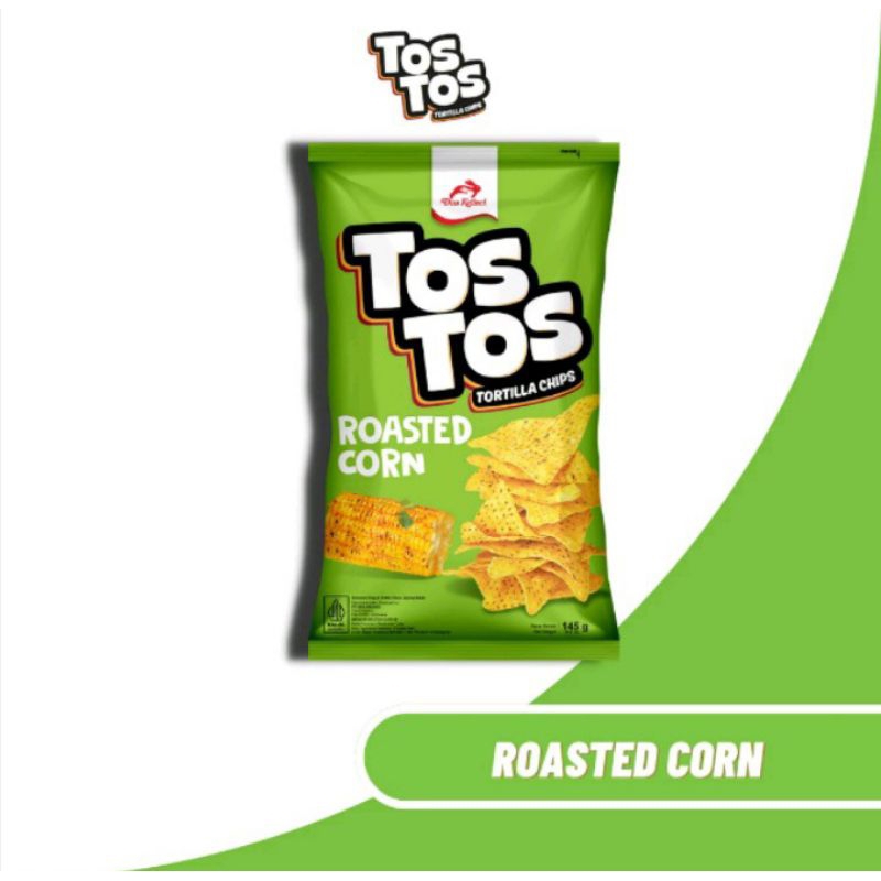 Tos Tos Tortilla Chips 145gr - TosTos Nacho Cheese/Korean BBQ/Roasted ...