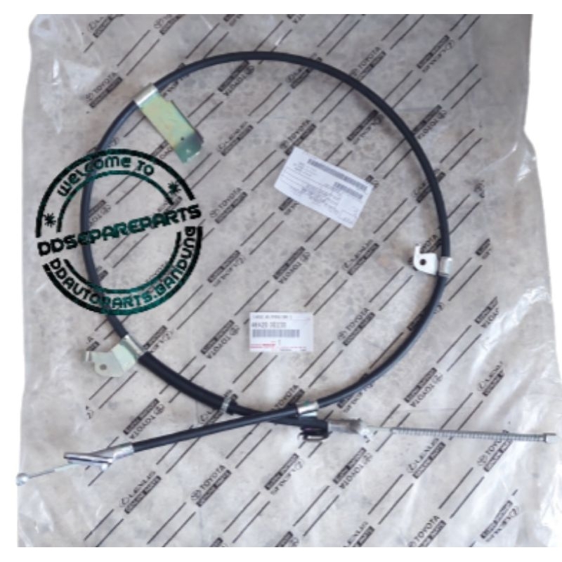 Handbrake cable for Etios Valco car on the left, original toyota ...